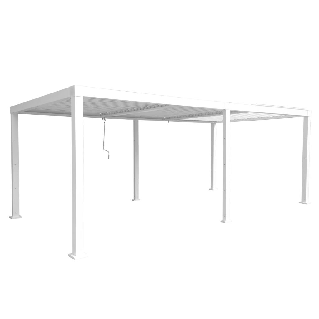 Pergola aluminium Bioclimatique Clima - Naterial Guadeloupe