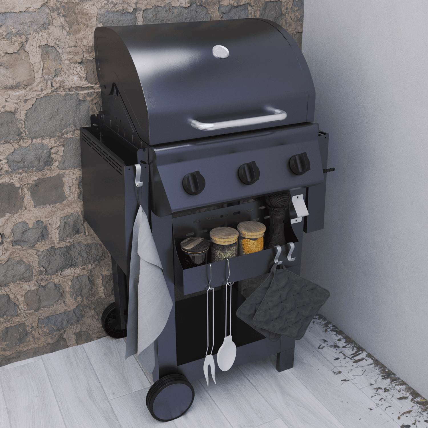 Barbecue à gaz Alton - Naterial Guadeloupe