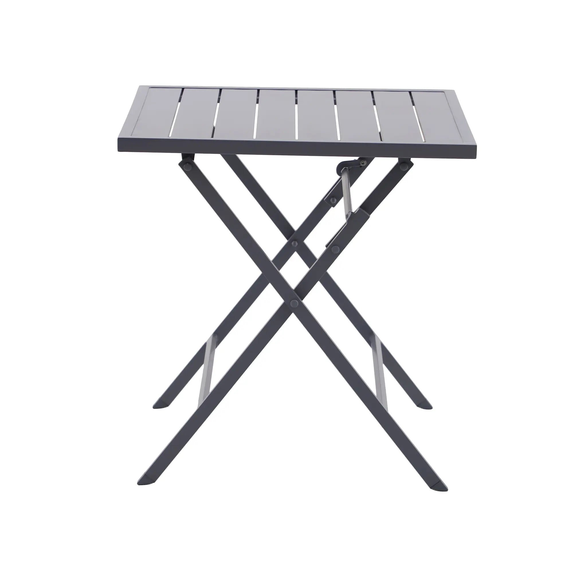 Mesa Xara II plegable gris oscuro - Naterial Uruguay