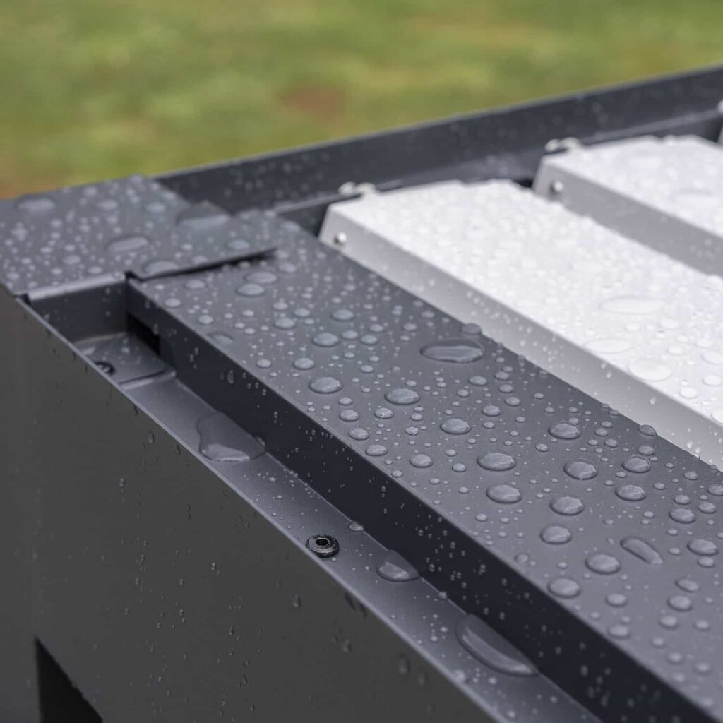 Bioclimatic motorized aluminum pergola Clima Astra - Naterial